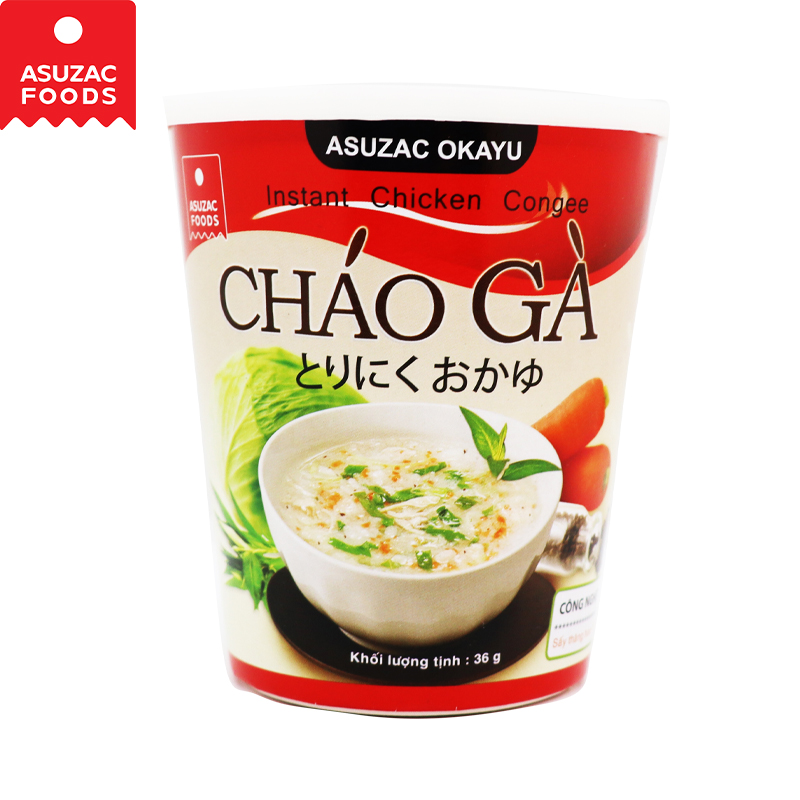 Cháo gà Asuzac ly 36g